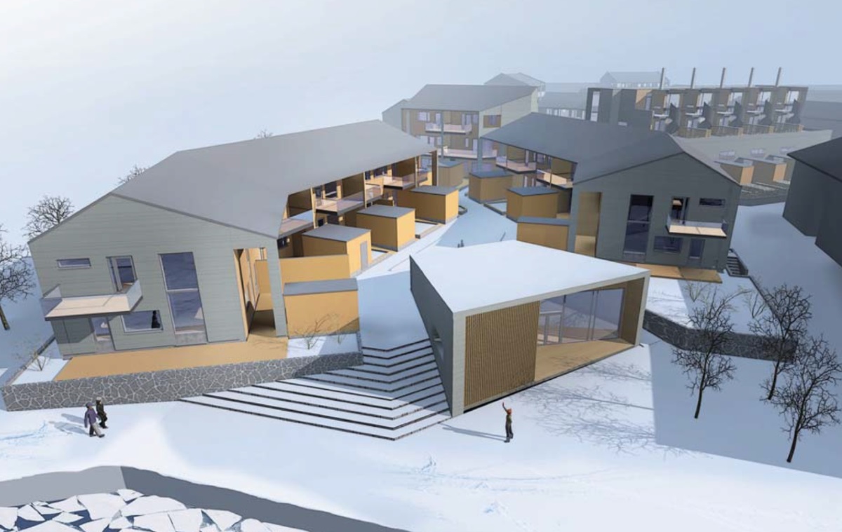 Closed panel timber frame wall solutions for terraced houses