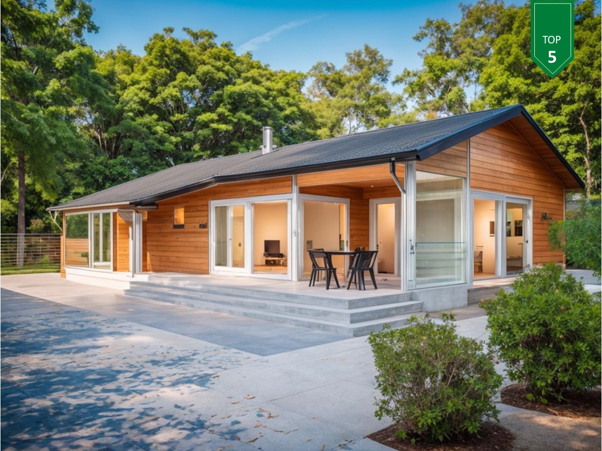 Elementmaja Timbeco 101 modernne eramaja projekt